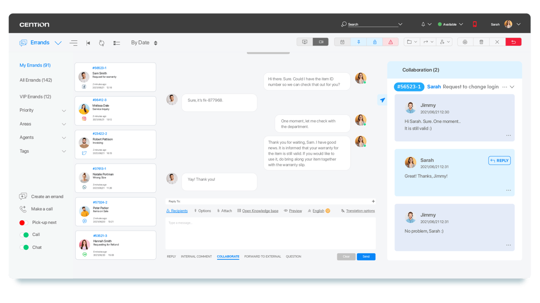 Messaging and Social Platforms | Omnichannel | Cention