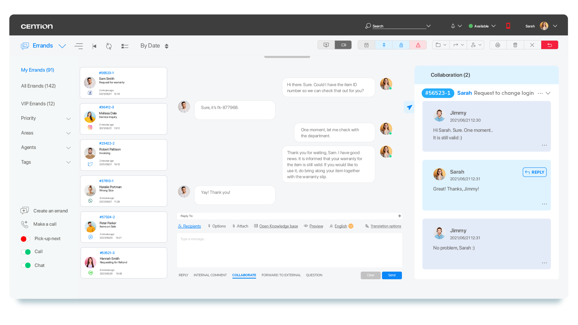 Messaging and Social Platforms | Omnichannel | Cention