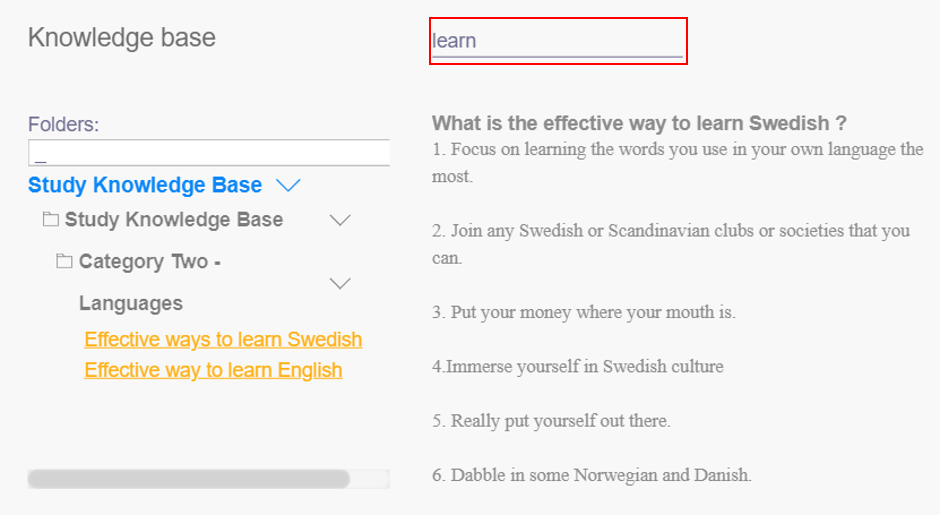 Knowledge Base | One platform for all Comunication | Cention